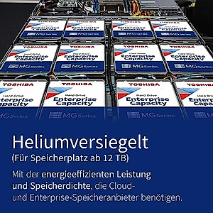 Toshiba 6TB Enterprise SATA Hard Drive - 7200 RPM, 128MB Cache, 6 Gb/s Transfer Rate for Business and Personal Use