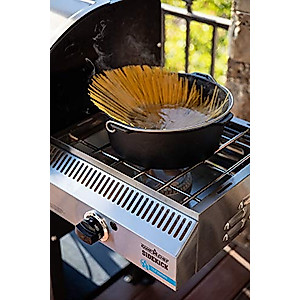 Camp Chef Sidekick Grill Accessory, Flat Top Griddle included, 14" cooking system compatible, Stainless/Black