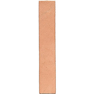 Realeather Crafts Leather Bookmarks, 7-Inch by 1.25-Inch, 8-Pack