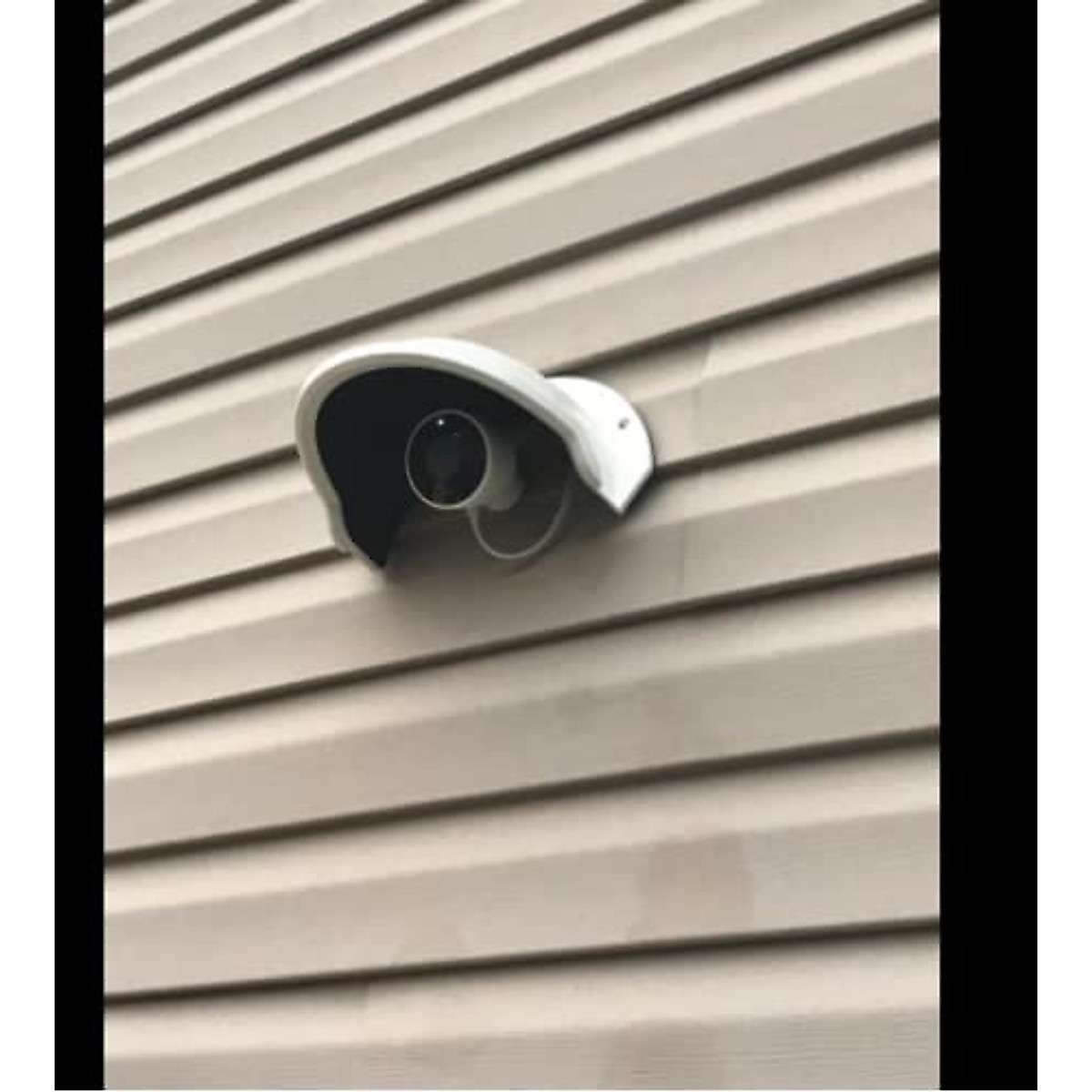 SDS DS-1250ZJ Universal Sun Rain Shade Camera Cover Shield Cover Shield for Nest/Ring/Arlo/Dome/Bullet Outdoor Camera (1 Pack, White)