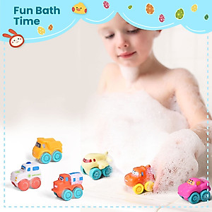 FUN LITTLE TOYS Cars Easter Eggs Vehicles for Party Favors, Easter Egg Fillers