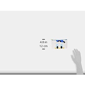 Tees Factory DN-5533187DO Disney Donald Duck Flat Pouch, 0.6 x 4.1 x 7.5 inches (1.5 x 10.5 x 19 cm)