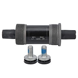 Alomejor Bike Bottom Bracket 68mm Bike Sealed Bottom Bracket Taper Metal Bearing for Mountain Bike with Screws (120mm)