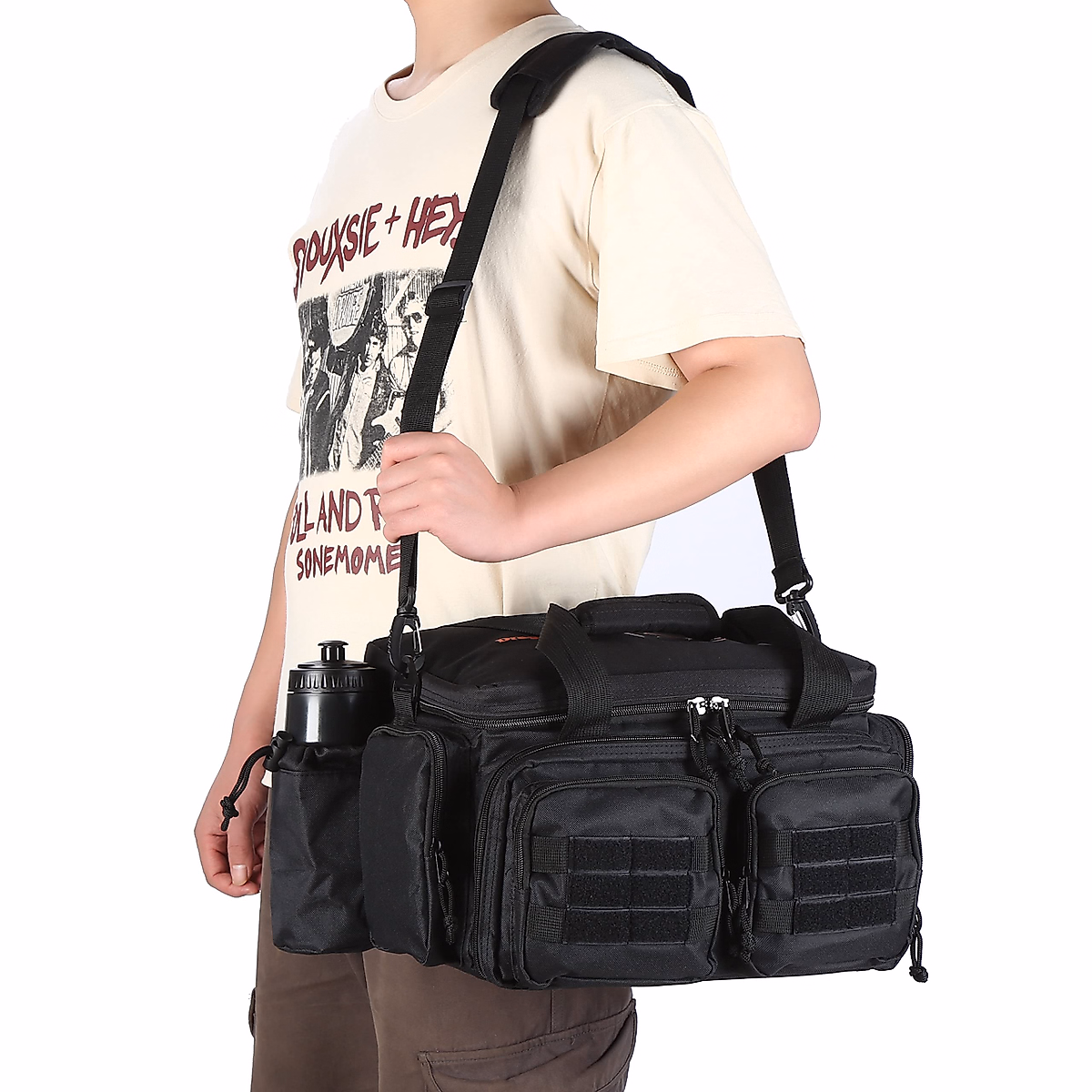 Dragonfly Tactics Tactical Shooting Gun Range Bag for Guns, Pistols, Accesories, Hunting, Airsoft, Ammo, Storage and Other Equipment.