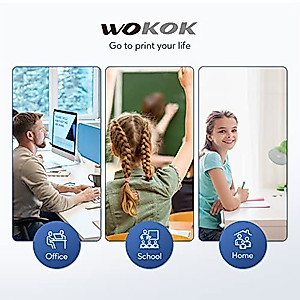WOKOK Compatible Ink Cartridge Replacement for Brother LC30195PK (2 Black 1 Cyan 1 Magenta 1 Yellow, 5-Pack) Super High Yield, Work on Brother MFC-J6930DW MFC-J6530DW MFC-J5330DW MFC-J6730DW Printer