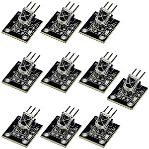 AIHJCNELE 10pcs KY-022 TL1838 VS1838B HX1838B 1838 Universal IR Infrared Sensor Receiver Module Remote Control Module Accessories DIY Starter Kit for Arduino Raspberry Pi