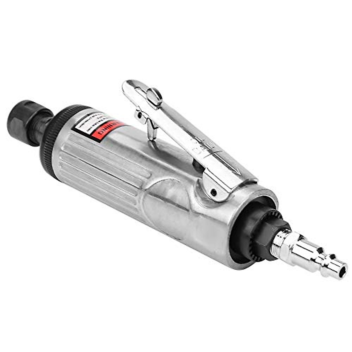 WALFRONT Die Grinder 1/4 Air Die Grinder Angle Die Grinder Straight Die Grinder Kit Grinding Engraving Machine 18000‑20000rpm 90psi 6.2Bar Pneumatic Die Grinder (AT-7033K Large)