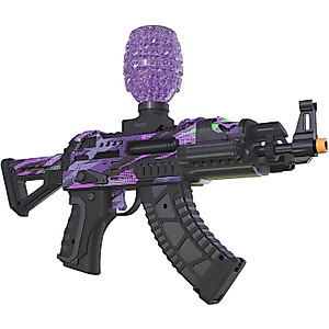 YaGee Electric Splatter Ball Blaster in Backyard Fun and Outdoor Games, Shoots Eco-Friendly Splatter Balls for Adult,(Purple)