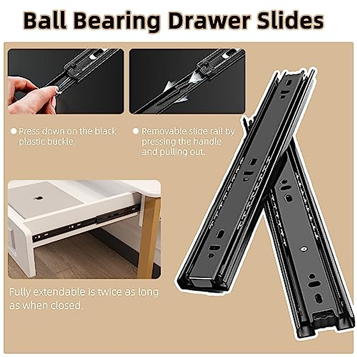 WESTREE Modern Makeup Vanity Desk with Glossy Desktop,Bedroom Home Office Writing Desk with Drawers, Storage Shelf, Gold Metal Frame for Dressing Table Without Mirror