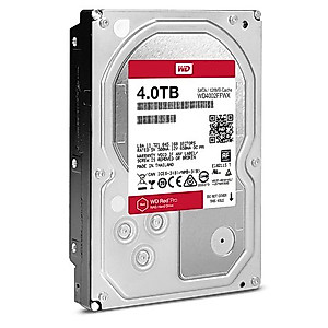 Western Digital Red Pro 4TB 3.5-Inch 7200rpm 64MB Cache NAS Hard Drive (WD4002FFWX)