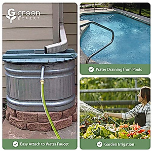 Water Draining Kit by Green Expert, 1/4HP Sump Pump with 25FT Garden Hose, Max 1600GPH High Performance for Quickly Water Removal in Pools Hot Tub Spas Garden Pond Flooded House