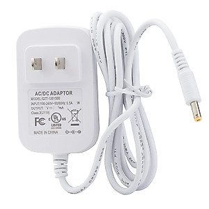 Dot 3rd Generation Charger Power Cord Replacement for GP92NB 15W Dot 4th / 3rd Gen, Dot Kids Edition, Show 5, Dot with Clock Speakers White AC Supply Adapter 5ft