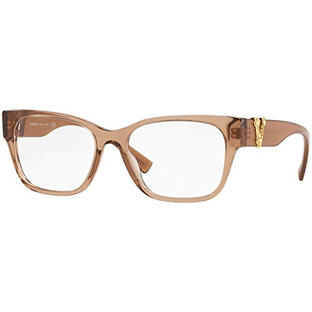 Versace VE3283 Women's Eyeglasses Transparent Brown 54MM