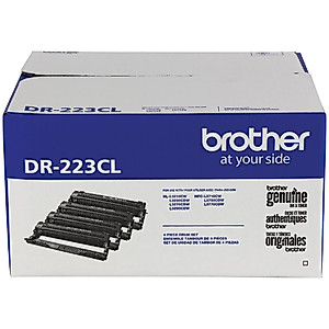 Brother Genuine-Drum Unit, DR223CL, Seamless Integration, Yields Up to 18,000 Pages