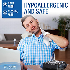 Body Wipes For Men – 30 Extra Large Body Wipes for Camping 12"x12" Body Wipes After Workout - Deodorizing Mens Shower Wipes In Travel - Extra Thick Face Wipes - Shower Wipes For Men Adult Bathing