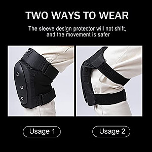 TXJ Sports Adult/Youth Knee Pads Wrist Guards with Elbow Pads Protective Gear Set for Skating Roller Inline Skating Derby Rollerblading Cycling bike scooter