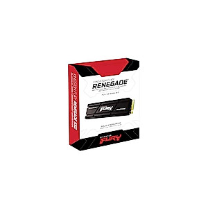 Kingston Fury Renegade 2TB PCIe Gen 4.0 NVMe M.2 Internal Gaming SSD with Heat Sink | PS5 Ready | Up to 7300MB/s | SFYRDK/2000G