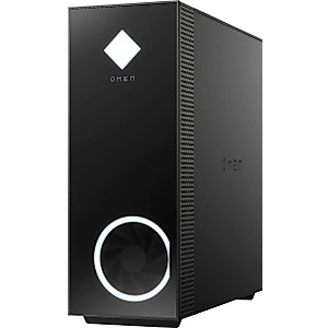 HP OMEN 30L- Gaming Desktop - AMD Ryzen 5 5600G (3.90 GHz up to 4.40 GHz) - HyperX 16 GB DDR4-3200 Memory - GeForce RTX 3060 12GB - 1TB SSD - Jet Black (2021 Model)