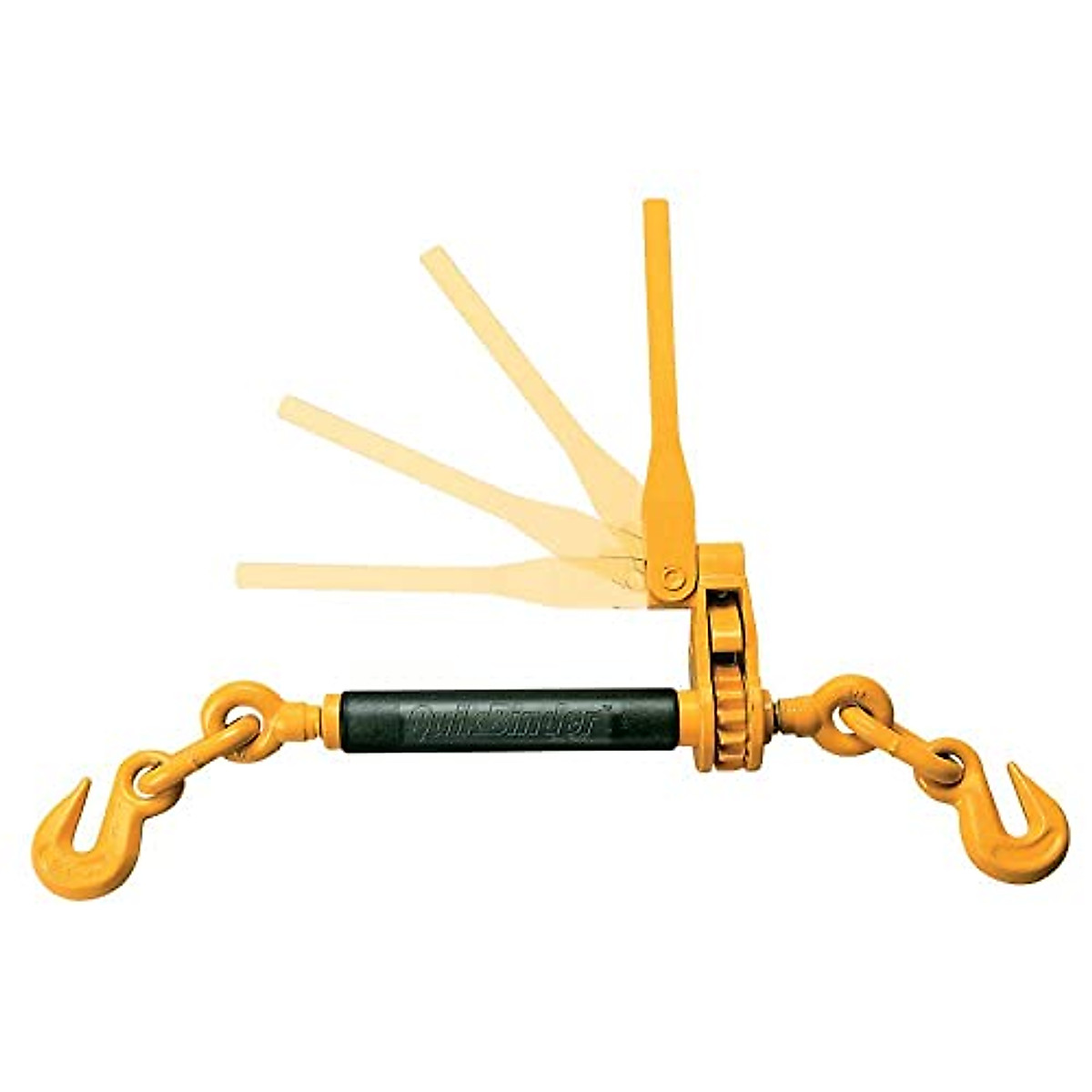 US Cargo Control Peerless QuikBinder Plus Ratchet Load Binder - 3/8 Inch x 1/2 Inch Chain Binder - Easily Secure Heavy Loads to A Truck Or Flatbed Trailer - Ratchet Binder with 12,000 Pound Working Load Limit