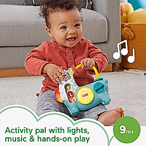 Fisher-Price Linkimals Learning Toy 123 Activity Llama With Interactive Music & Lights For Baby & Toddler Ages 9+ Months