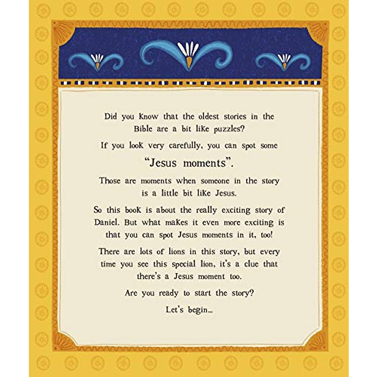 Jesus and the Lions' Den