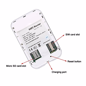 4G LTE Mobile Hotspot Devices,WiFi Box -High Speed -2100Mah -Up to 10 Connected Users -USB Charging-Portable 4G Router Suitable for Phone Laptop Etc，Good Product for Travel