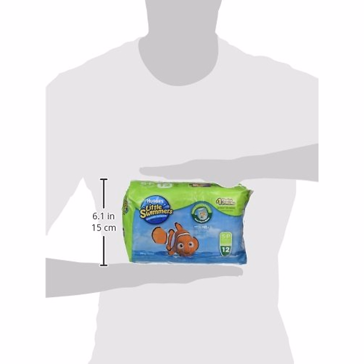 Huggies Little Swimmers Diapers, Small, 12 Count