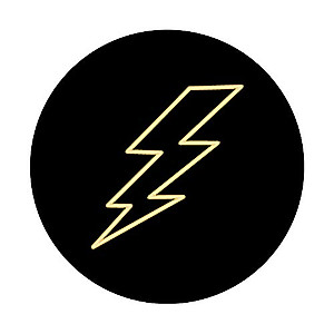 Lightning Bolt PopSockets PopGrip: Swappable Grip for Phones & Tablets