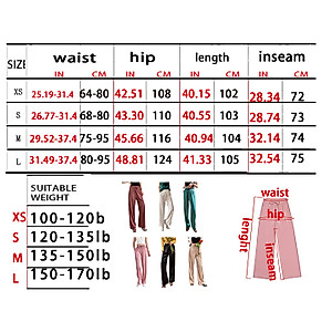 Snoly Women's Summer Ice Silk Pants High Waist Wide Leg Full Length Loose Casual Sweatpants (Beige, Small, s)