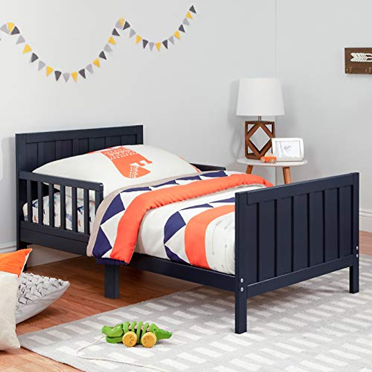 Carter's by DaVinci Benji Toddler Bed in Navy Blue, Greenguard Gold Certified