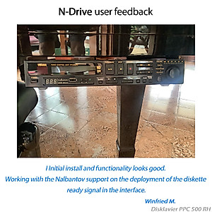 Floppy Disk USB Emulator N-Drive Slim for Yamaha PPC500, PPC500R, PPC500RH