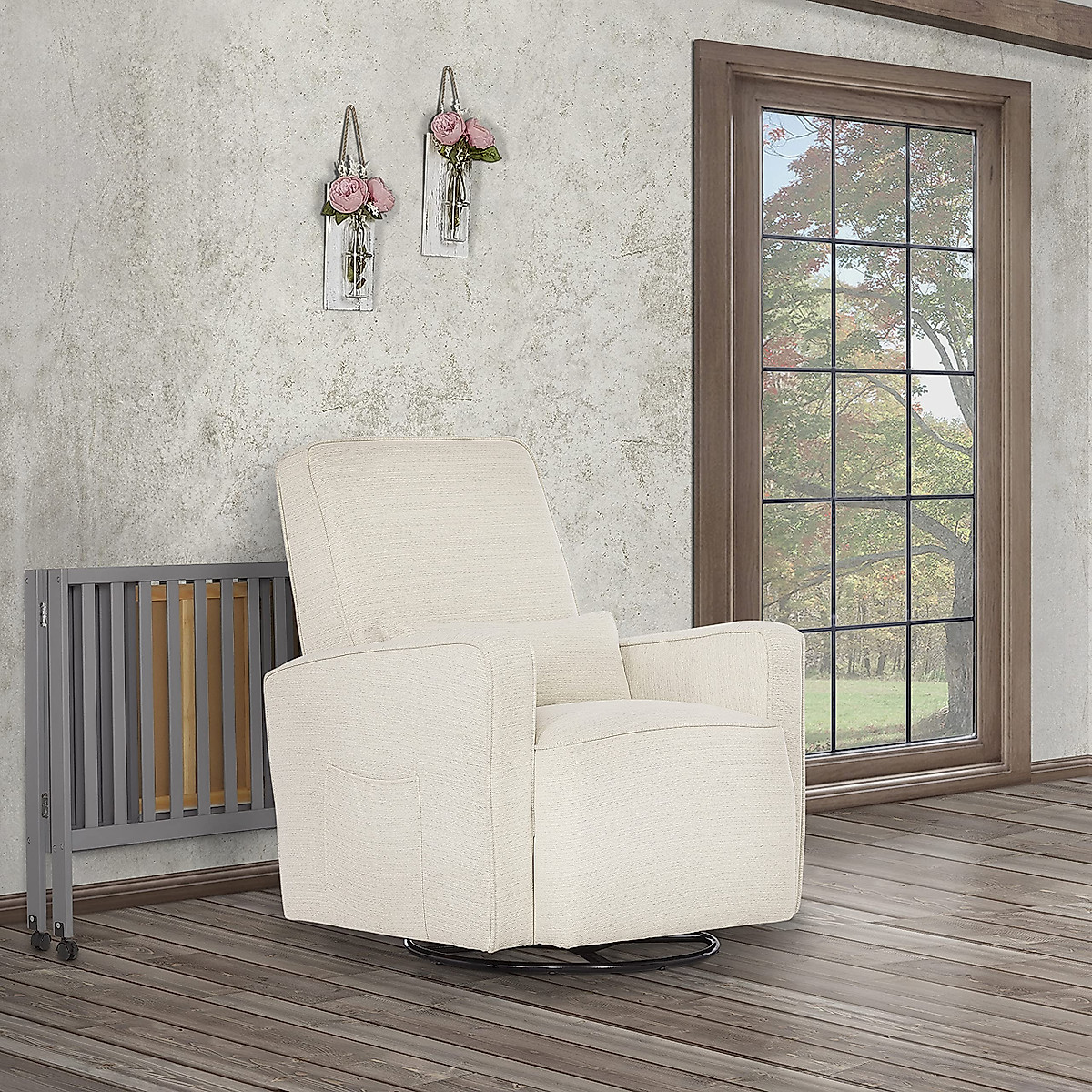 Dream On Me Jett Non-Full Size Folding Convertible Crib, Lightweight Portable Crib, Three Adjustable Mattress Height Settings, Easy to Fold Travel Crib, 1.5” Mattress Pad Included