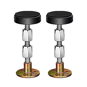 Omilife Headboard Stoppers for Wall, Bed Wall Bumper, Adjustable Threaded Bed Frame Anti-Shake Tool (2PCS)