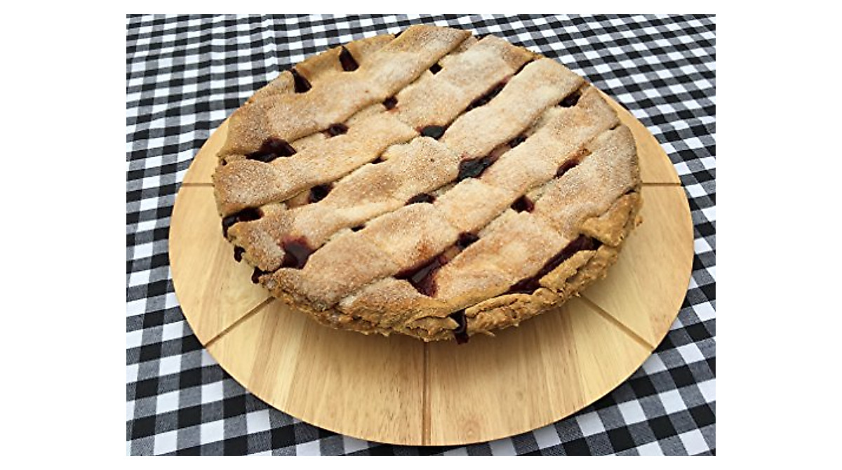 Checkered Chef Wood Pizza Board | Perfect 8 Slices & Serving