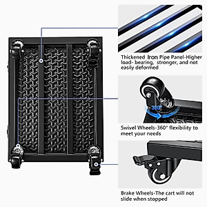 KEDSUM Furniture Dolly with 4 Wheels, 2000LBS, Capacity 32 in. x 25 in. Two Pack