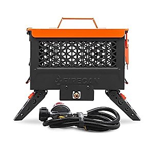 Ignik FireCan Portable Propane Fire Pit with Hose and Adjustable Regulator
