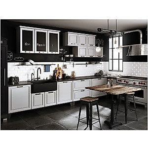 Riobel AZ201BK - Azure kitchen faucet with spray, Black