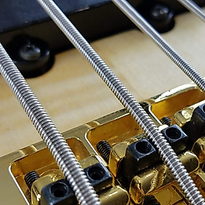 GHS Strings GHS Short Scale Balanced Nickels 4 Bass Strings Medium Gauge, 44-106, (32.75" Winding) (4700)