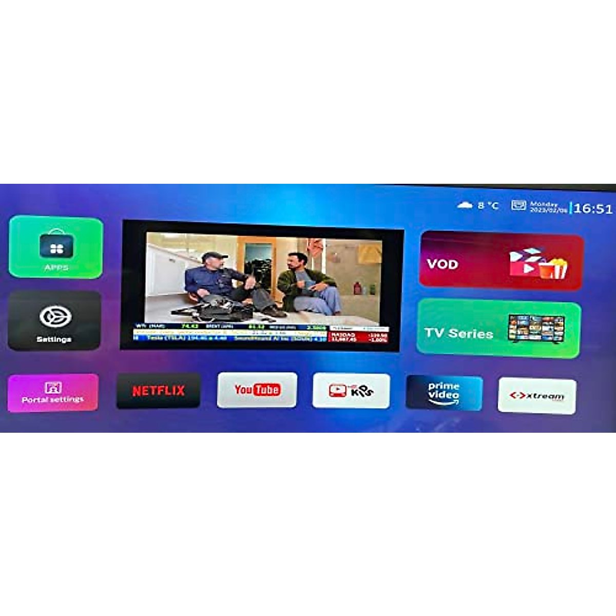 New 2023 DOORDARSHAN TVPlus Pro Linux - 2TB (2000GB) DVR Storage Drive - IPTV Box Stalker Player & M3U Player with 5G WiFi Gigabit LAN Box - Faster Than MAG 524w3 and Formuler Boxes.