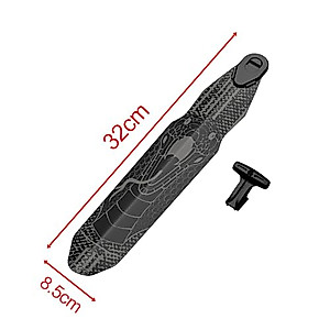 Aosekaa Bicycle Bike Mudguard Cycling Tire Lightweight Splash Narrow for Mountain Bikes Folding Bikes, Style E