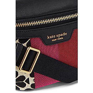 Kate Spade New York Spade Flower Jacquard Shelly Medium Belt Bag Cream Multi One Size