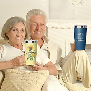 Personalized Nana Tumbler with Grandkids Custom Name Insulated Stainless Steel Tumblers Personalized Coffee Travel Mug Gifts