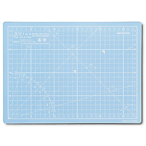 Elan Cutting Mat A4 Blue, 5-Ply Craft Mat, Self Healing Cutting Mat 30x22 CM, Craft Cutting Board, Art Mat, Imperial Sewing Mat, Quilting Mat, Hobby Mat, for Sewing, Quilting, Quilting supplies