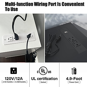 wuleen Floating LED TV Stand, Wall Mounted Entertainment Center with Storage and LED Light Socket Board, Modern High Gloss TV Stand Fits Up to 80 Inch TV, led Floating Shelf