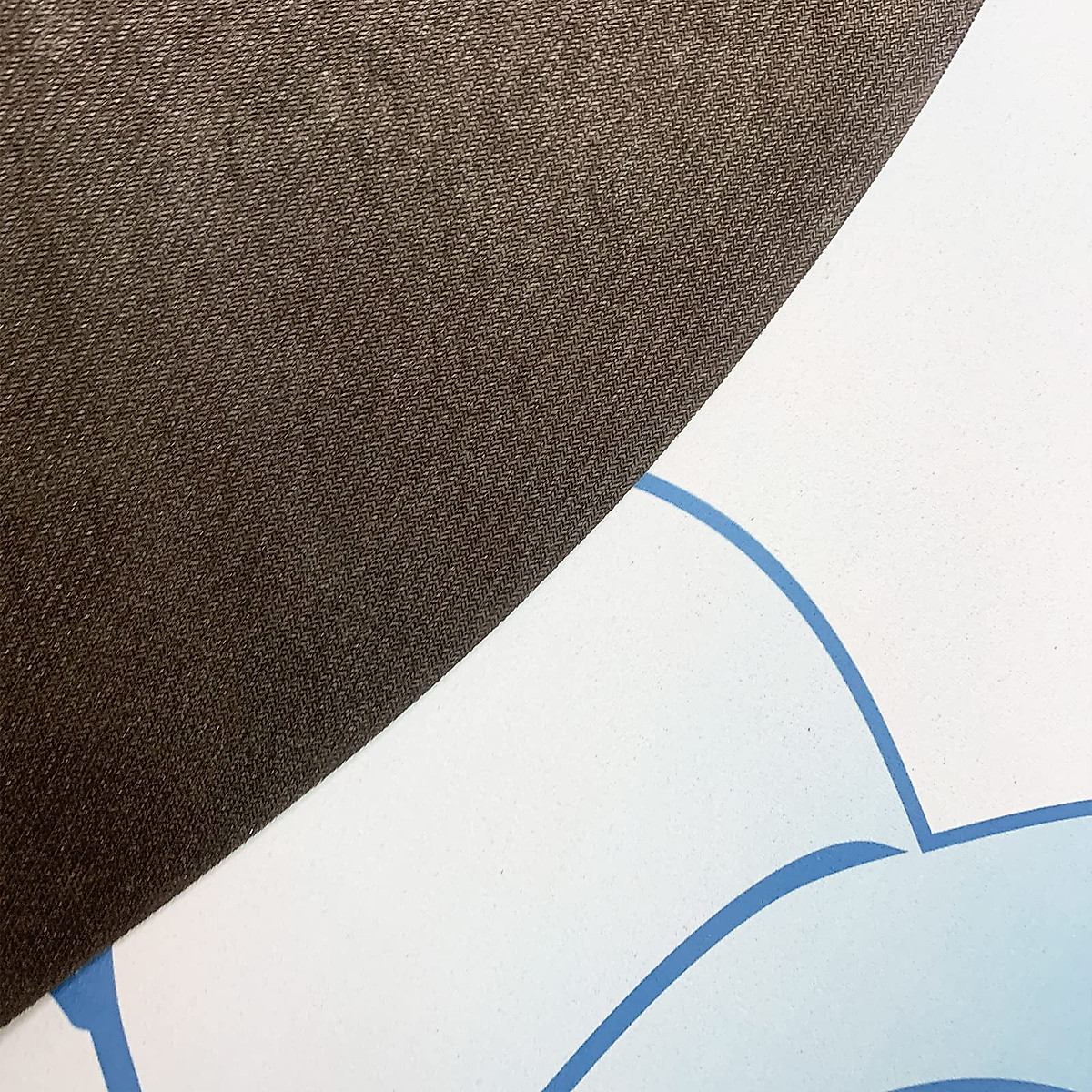 Abeigoi Round Meditation Yoga Mat Large Lotus Pilates Mat Non Slip Natural Rubber Backing Mat Suitable for Exercise, Meditation, Stretching and Yoga Workout Mat for Home Outdoor (4Ft)