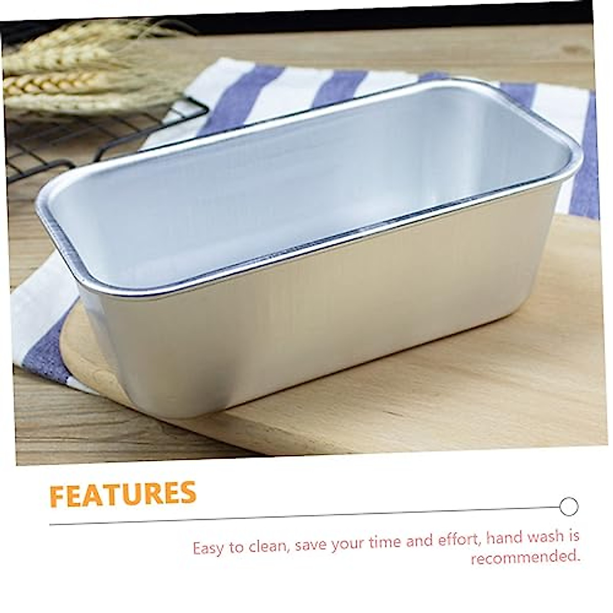 Cabilock Hamburger Buns Pizza Oven 1pc Toast Mold Jelly Donuts Nonstick Bread Box Household Toasting Box Non Stick Pan Aluminum Alloy Silver Household Hamburger Bun Cheesecake