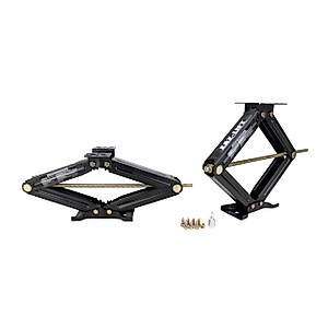 Camco EAZ-Lift 24-inch Heavy-Duty Scissor Jacks - Features 7,500 lb Load Capacity - Heavy-Duty Steel Construction - Set of 2 (48830)