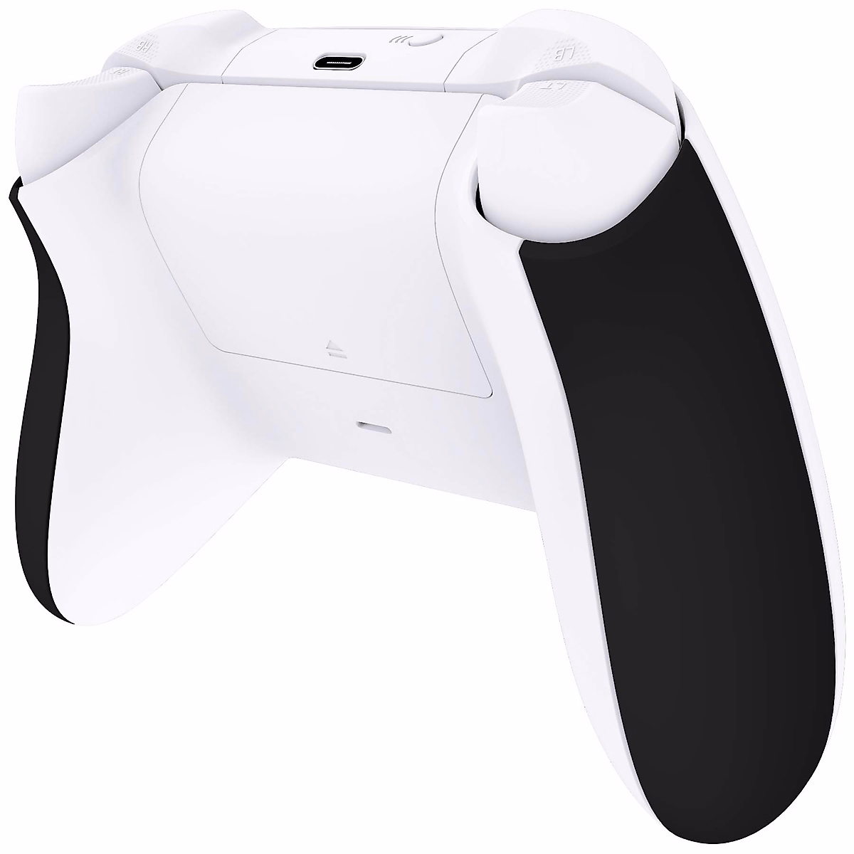 eXtremeRate Controller Grip for Xbox Series X & S, Black Soft Touch Comfortable Left Right Side Rails, Replacement Parts Handles Rear Shell for Xbox Core Wireless Controller [Controller Excluded]