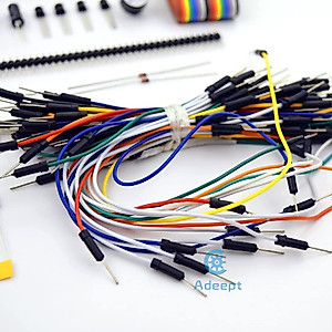 Adeept Project LCD 1602 Starter Kit for Raspberry Pi 4 3 2 Model B+ B Servo Motor Relay Beginner Small DIY Kit Compatible with Raspberry Pi 2b+ with PDF Guidebook User Manual