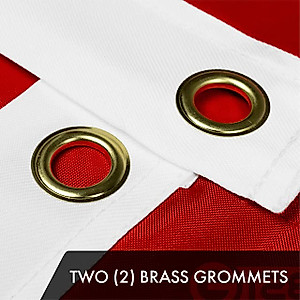 G128 Tennessee State Flag | 3x5 Ft | ToughWeave Series Embroidered 300D Polyester | Embroidered Design, Indoor/Outdoor, Brass Grommets